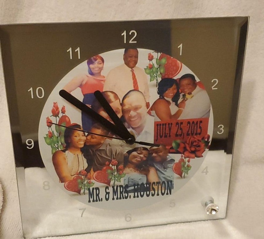 Sublimation Mirror Clocks – Dzign Services By Team Houston